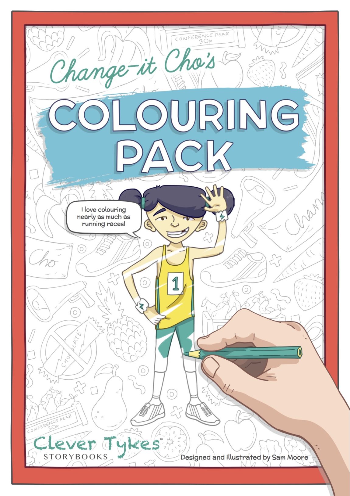 Printable Change-it Cho colouring pack - Clever Tykes