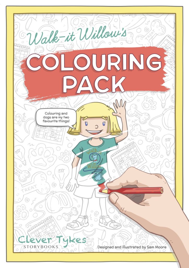 Printable Walk-it Willow colouring pack - Clever Tykes