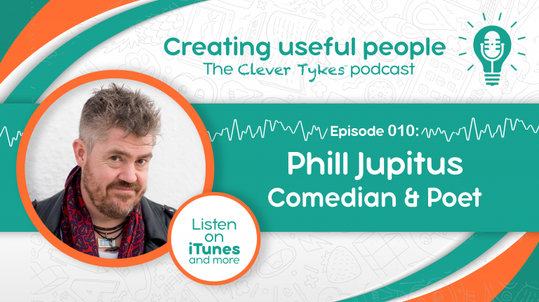 The creation of a comedian - interview with Phill Jupitus - Clever Tykes